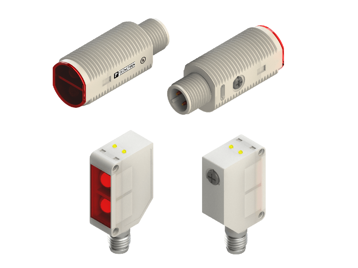 Sensor Óptico – Difuso, Barreira, Reflexivo - Tecnotron