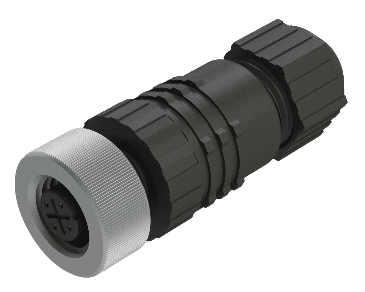 Conector M12 - Montável - Axial / Reto - Tecnotron